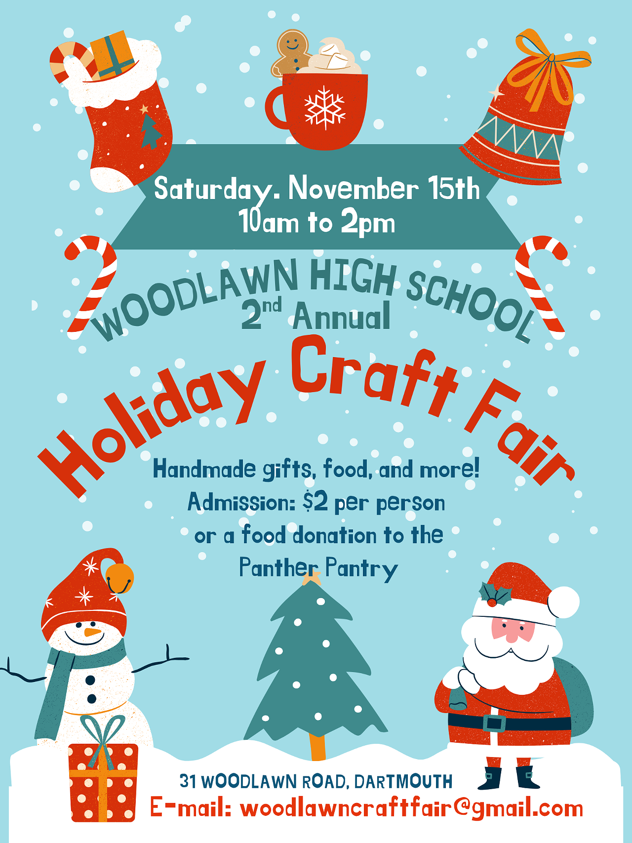 Woodlawn High School 2nd Annual Holiday Craft Fair | Woodlawn High ...